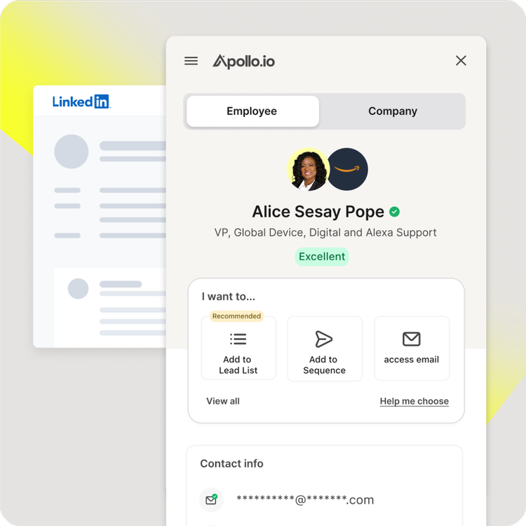 B2B Phone Number and Email Finder | Apollo Chrome Extension | Apollo